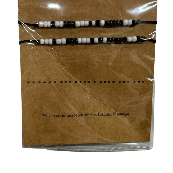 Jewelry | Morse Code Bracelets Pack Of 2 I Love You Bracelets ...
